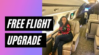 How to get upgraded to first class for free?